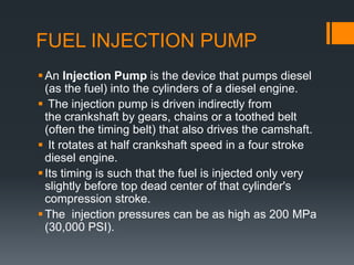 Inline fuel injuction pump | PPTX