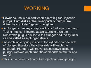 Inline fuel injuction pump | PPTX