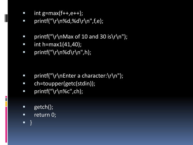 Inline functions & macros | PPT