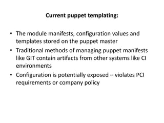Inline Template Puppet Type | PPT