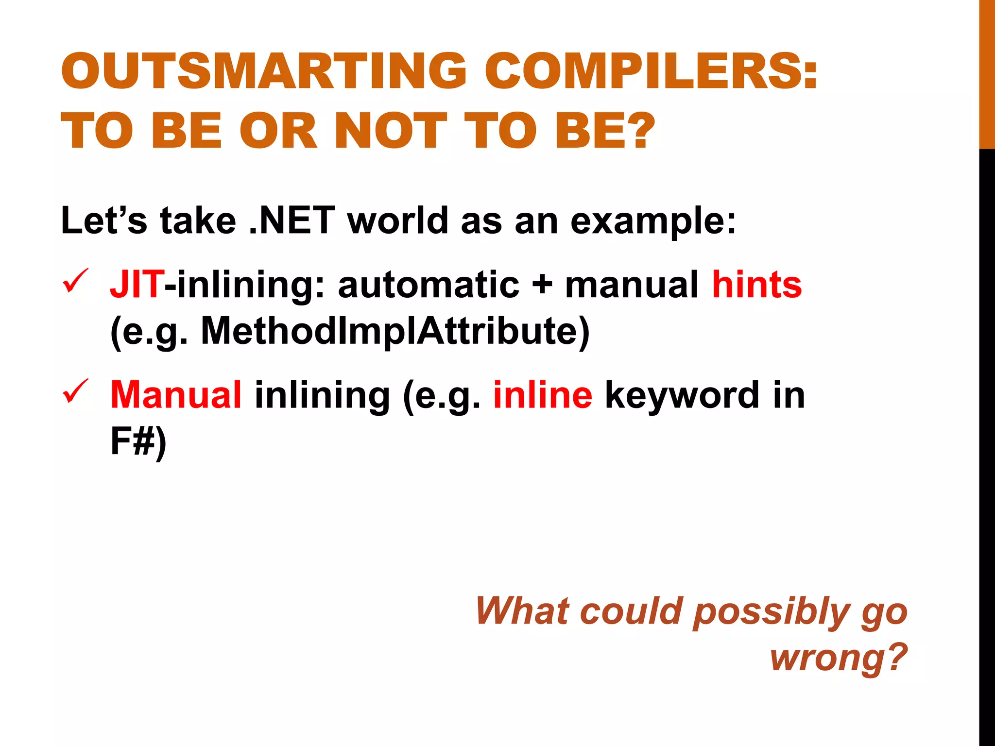 Inlining Heuristics | PPTX | Programming Languages | Computing