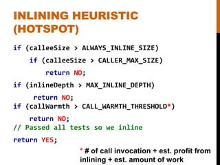 Inlining Heuristics | PPTX | Programming Languages | Computing