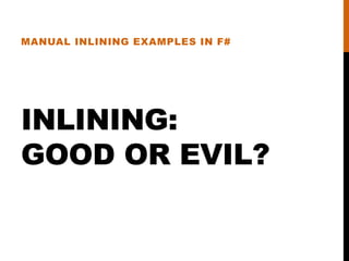 Inlining Heuristics | PPTX | Programming Languages | Computing