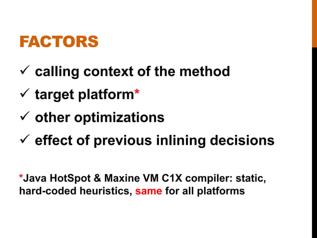 Inlining Heuristics | PPTX | Programming Languages | Computing