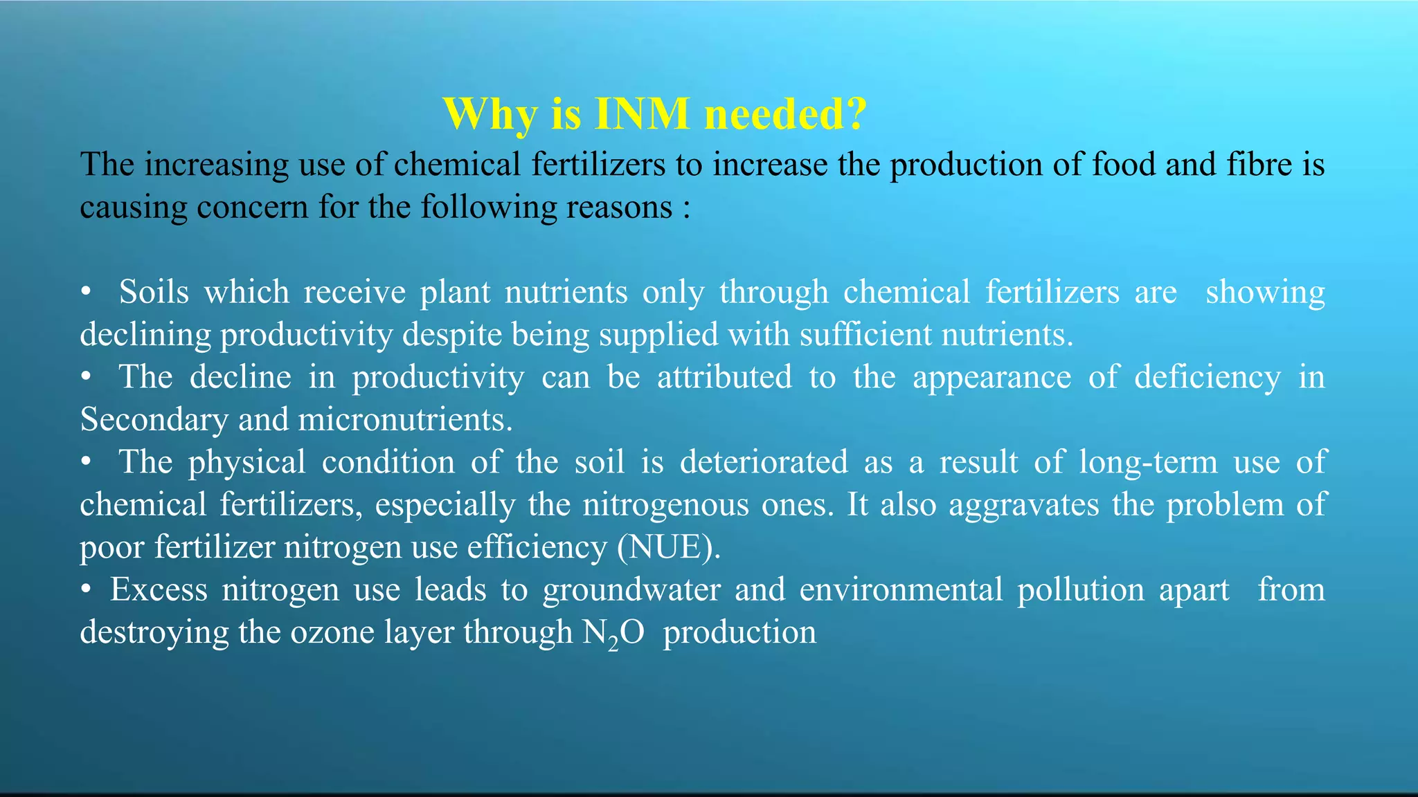 Integrated nutrient management | PPTX