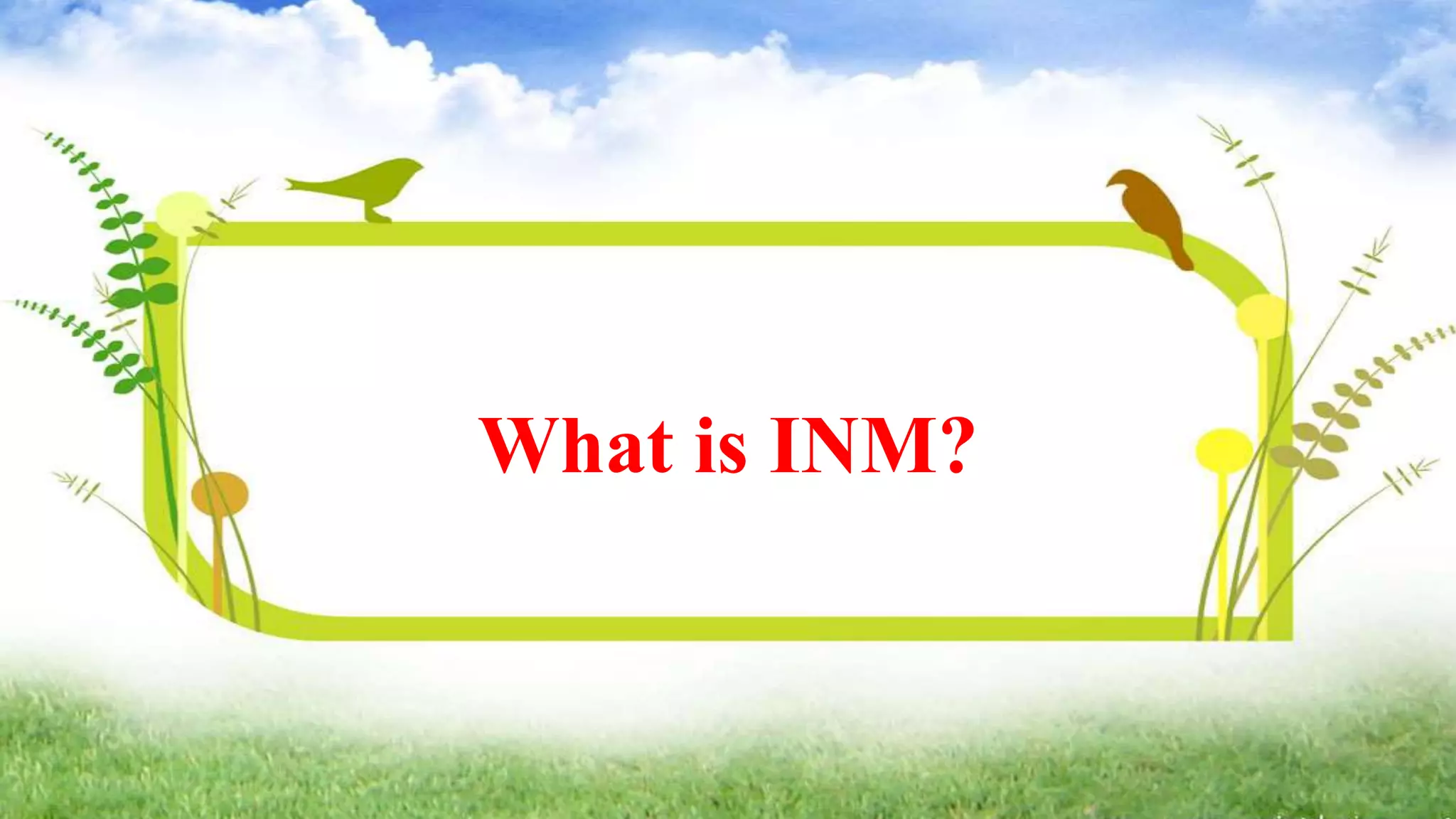 Integrated nutrient management | PPTX