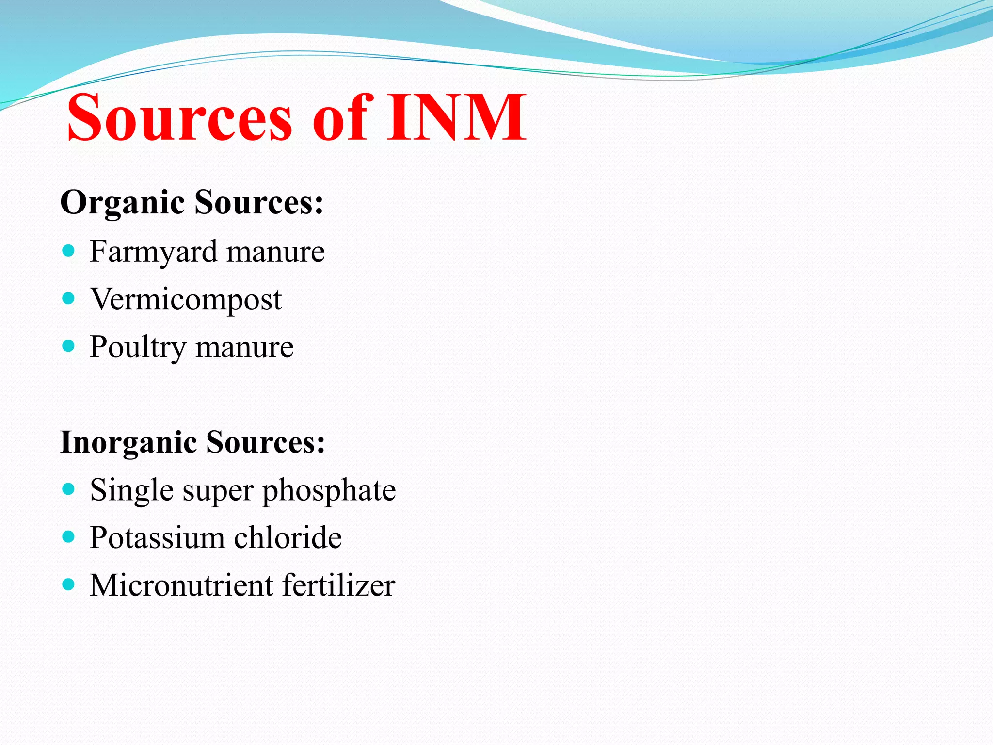 Integarted nutrient management | PPTX