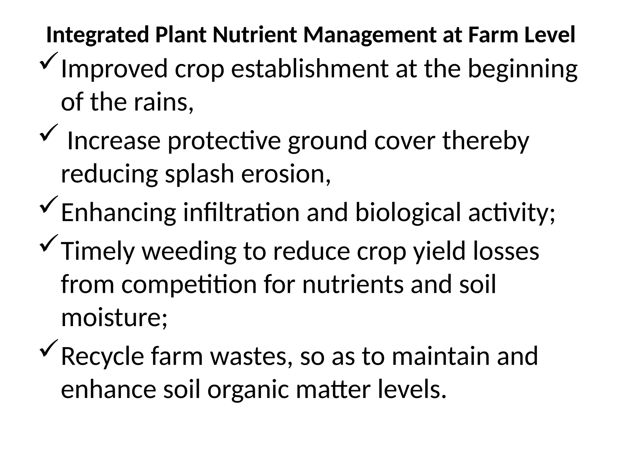 Integrated nutrient management for sustainable vegetable production | PPTX