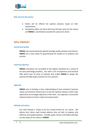 Inmaa Solutions profile | DOCX
