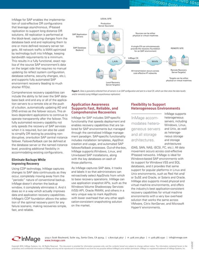 Disaster Recovery, Local Operational Recovery, and High Availability ...