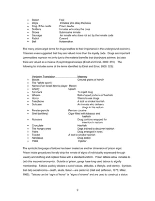 Inmate subcultures-higgs | PDF