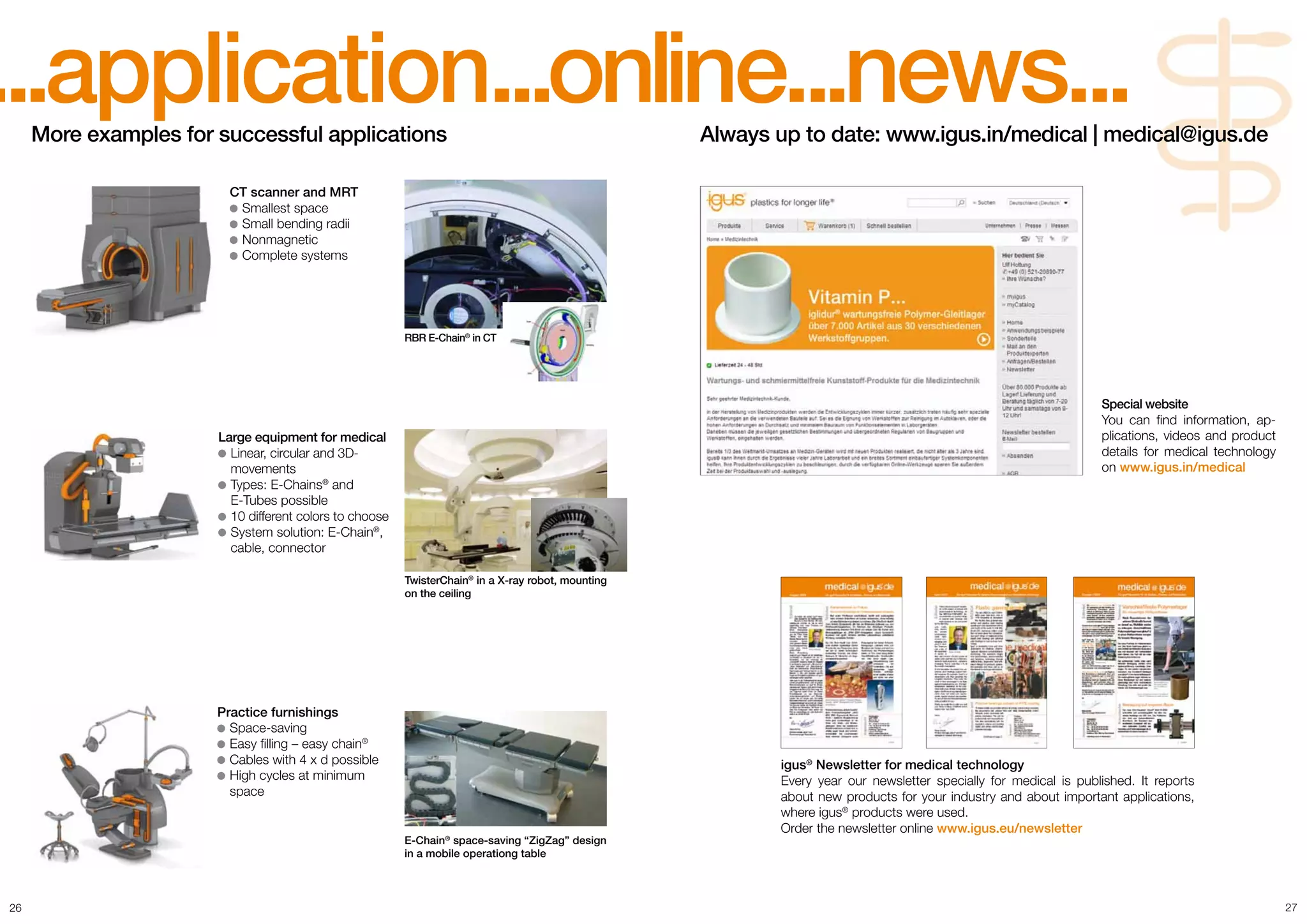 igus® Solutions For Medical Technology | PDF