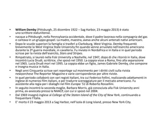 In memoria di bill | PPT