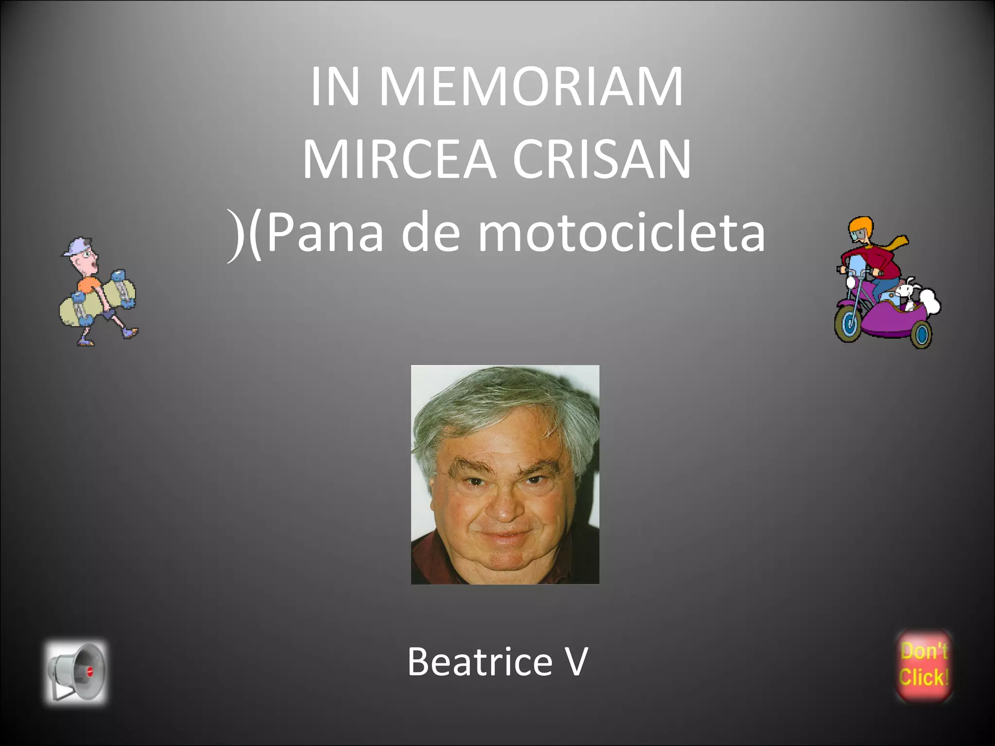 In memoriam mircea crisan | PPS