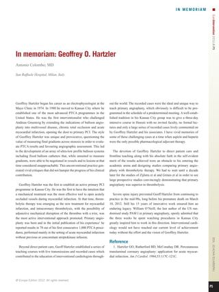 In memoriam: geoffrey o. hartzler | PDF