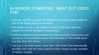 In memory cloud computing | PPTX