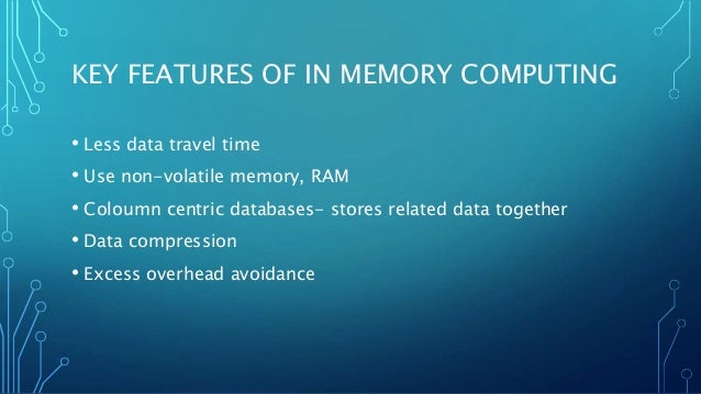 In memory cloud computing