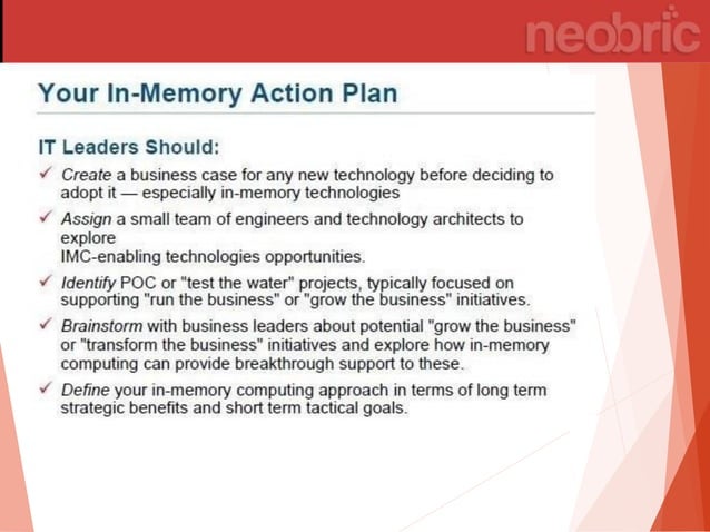 A quick intro to In memory computing | PDF | Data Storage and Warehousing | Computing