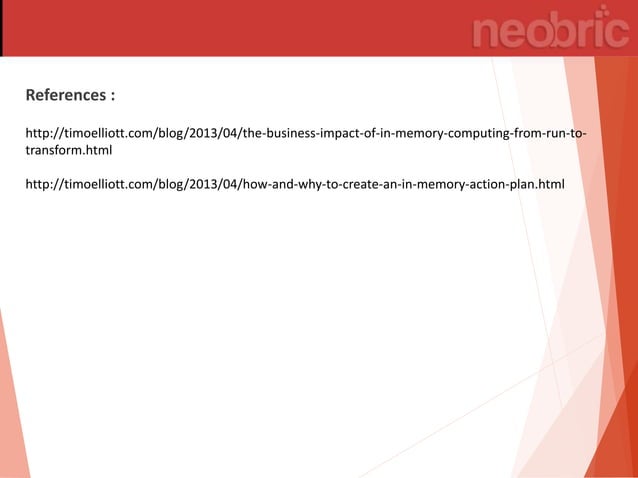 A quick intro to In memory computing | PDF | Data Storage and Warehousing | Computing