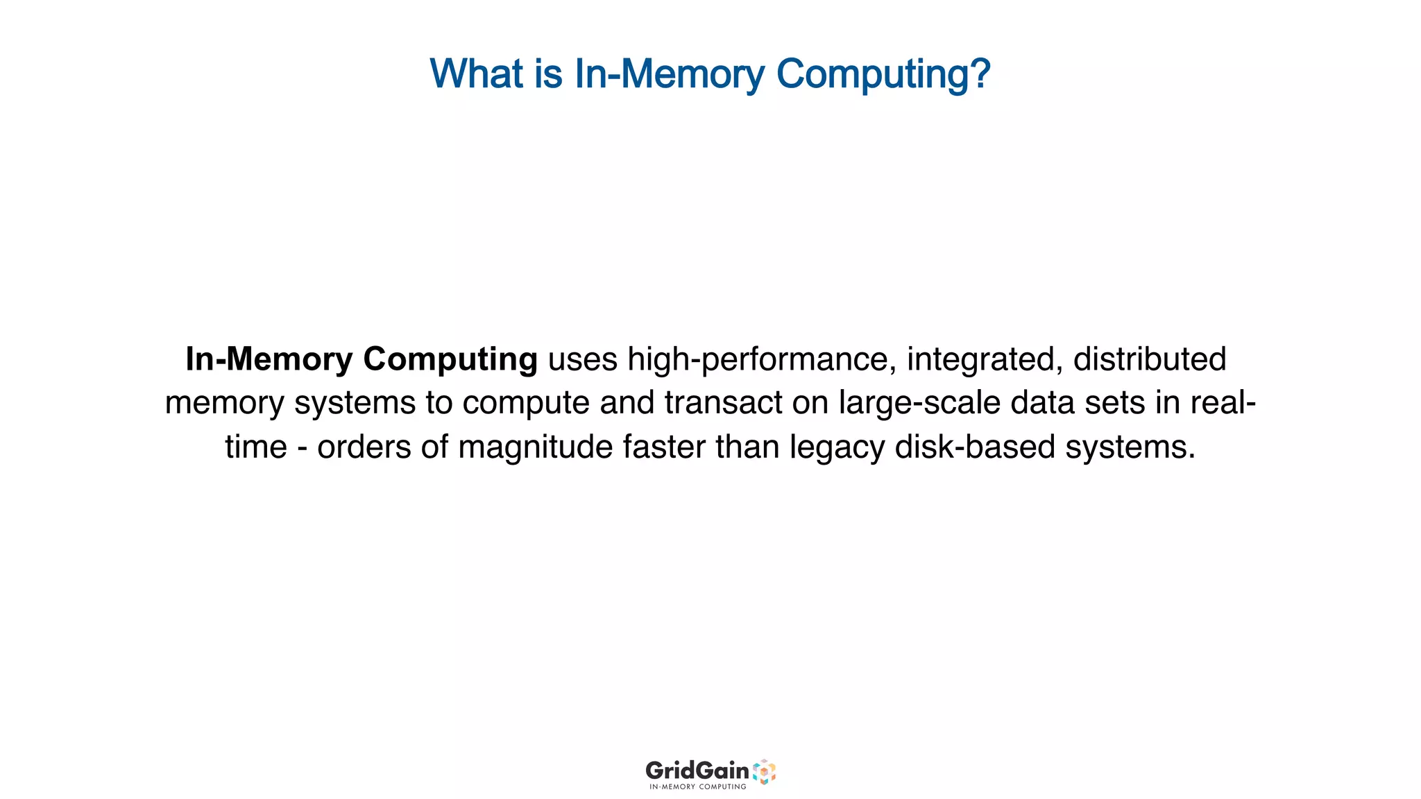 In-Memory Computing: Myths and Facts | PPT