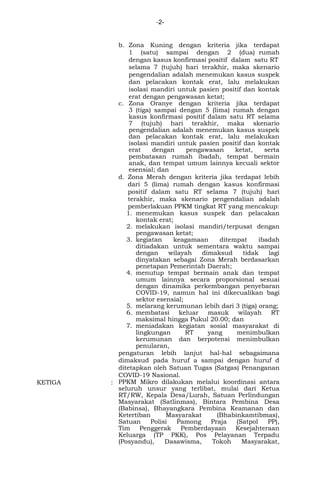 INSTRUKSI MENTERI DALAM NEGERI NOMOR 14 TAHUN 2021 | PDF