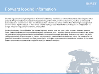 Inmet Presentation | PDF