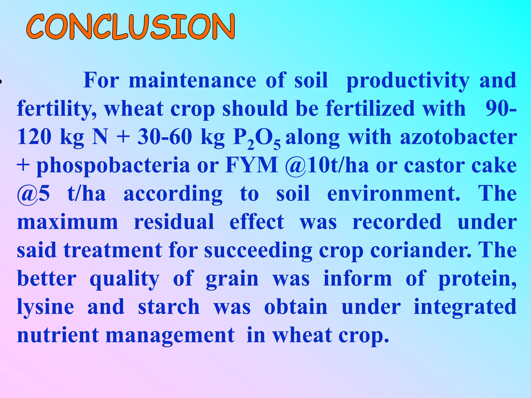 Integrated nutrient management in wheat.ppt