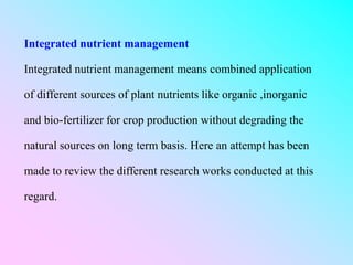Integrated nutrient management in wheat.ppt
