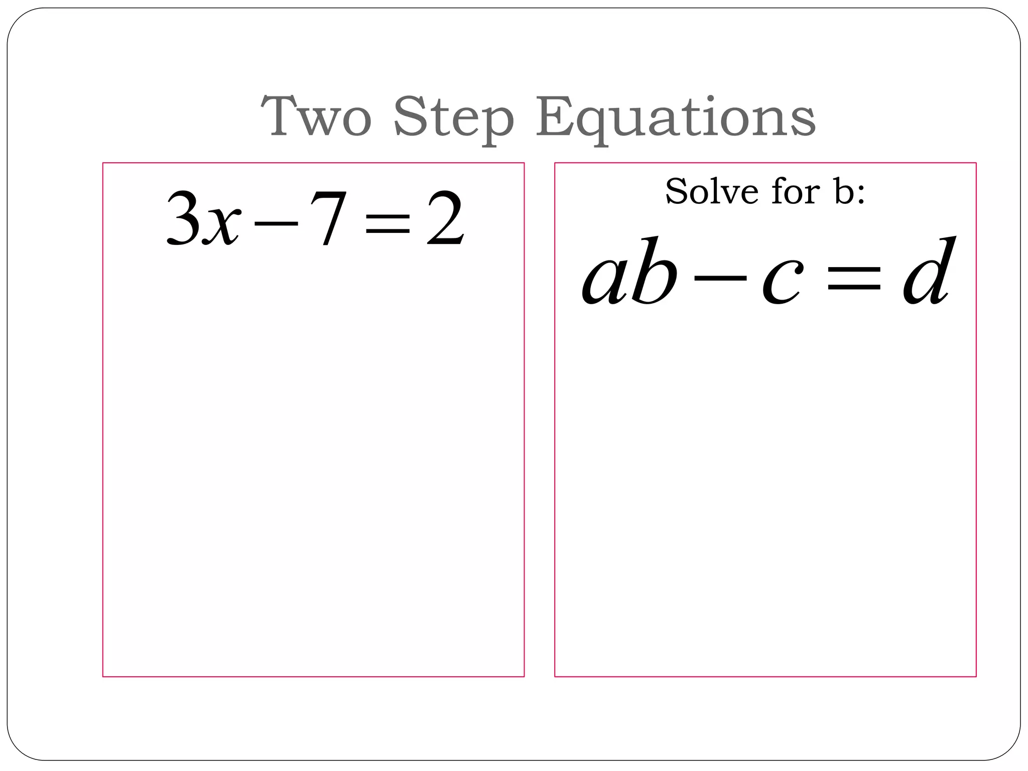 Inm literal equations solving for one variable | PPTX | Physics | Science
