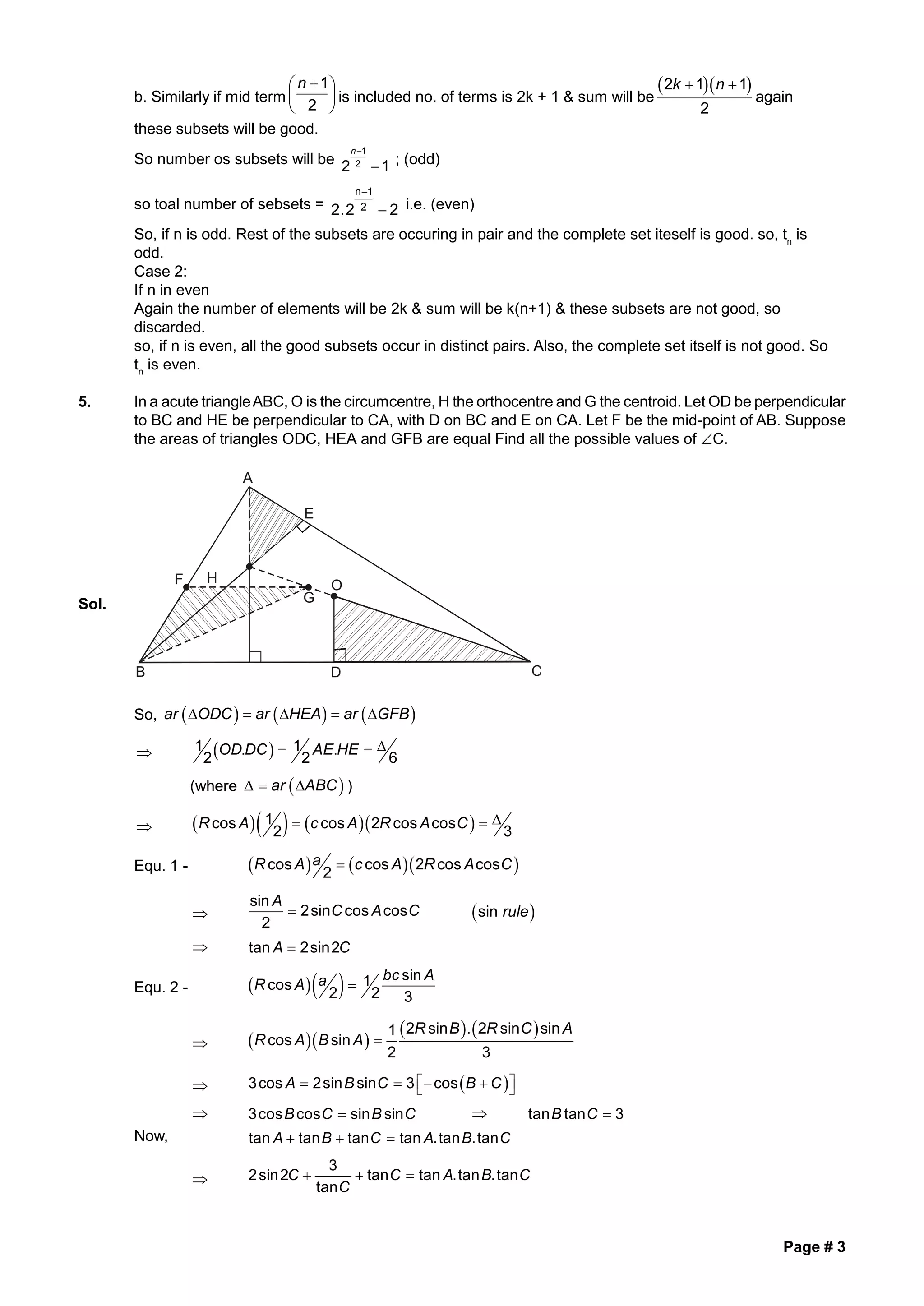 Inmo 2013 test_paper_solution | PDF