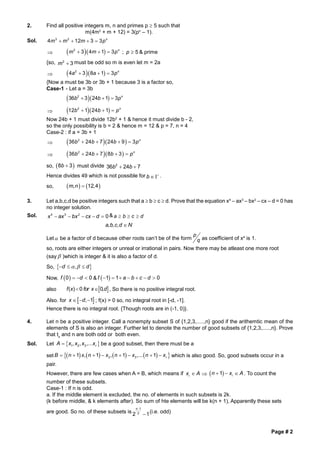 Inmo 2013 test_paper_solution | PDF
