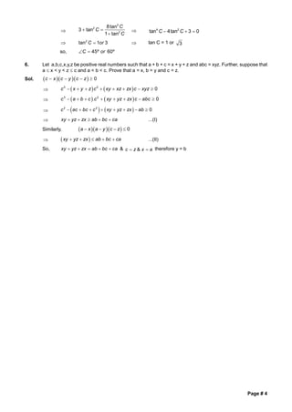 Inmo 2013 test_paper_solution | PDF