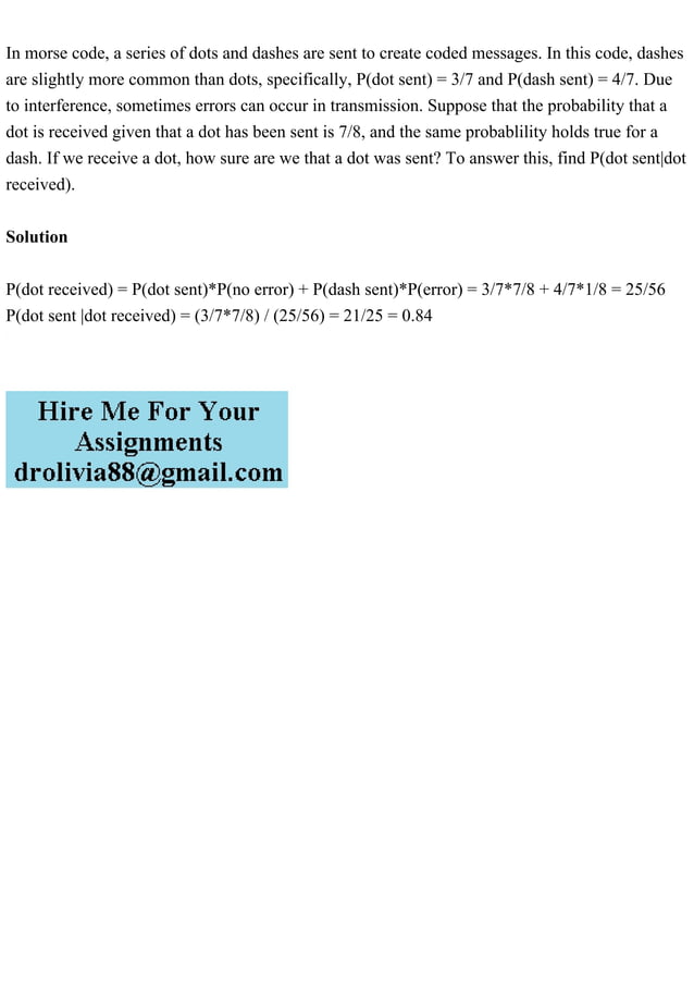 In morse code, a series of dots and dashes are sent to create coded .pdf