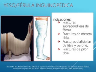 Técnicas de Inmovilizacion en traumatologia | PPTX