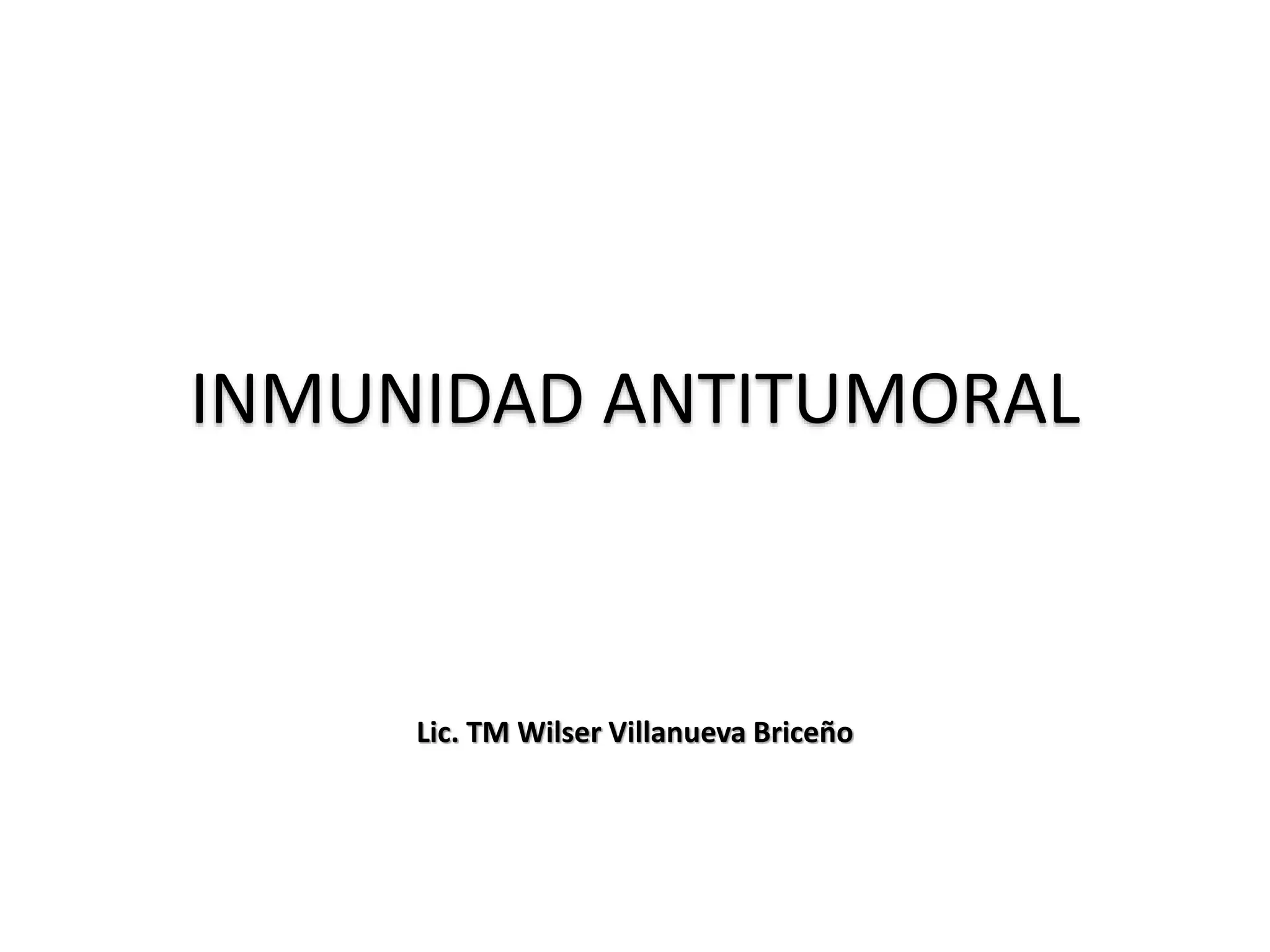 Inmunidad Antitumoral 2018.pptx