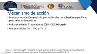 Inmunomoduladores: suspensiones y vacunas bacterianas | PDF