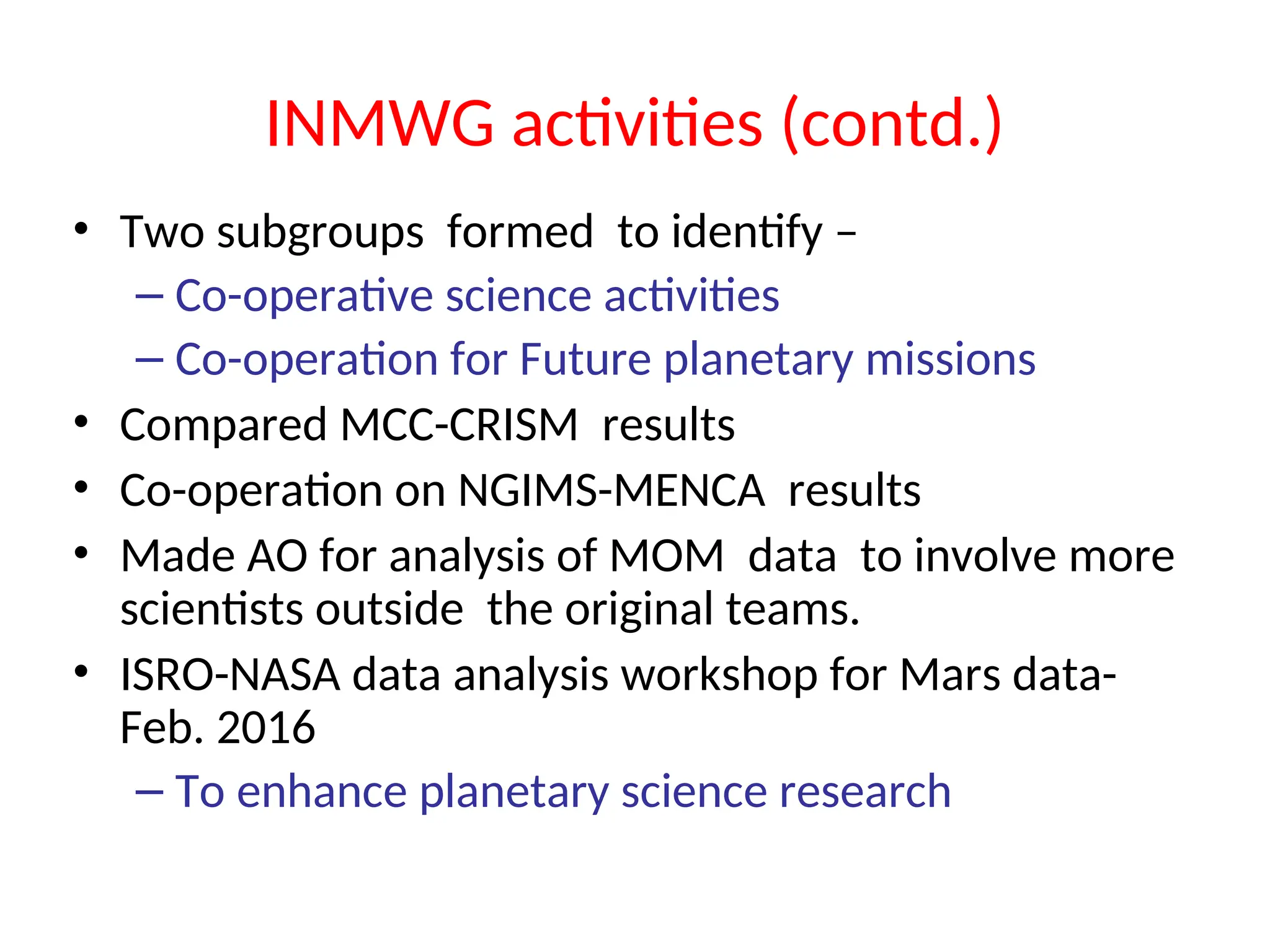 Isro program of power point presentation | PPT