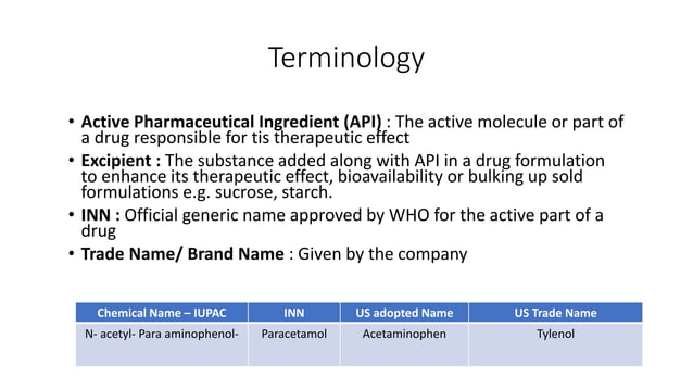 International Non Proprietary Name Nomenclature | PPTX | Genetics | Science