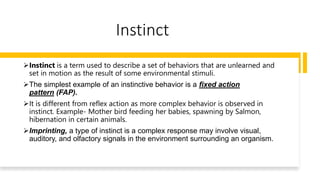 Innate and learned behavior | PDF