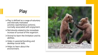 Innate and learned behavior | PDF