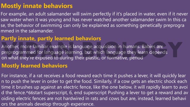 Innate Behavior (Animal Behavior) Taxis, Fixed Action Pattern, reflex ...
