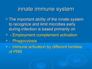 Innate immunity | PPT