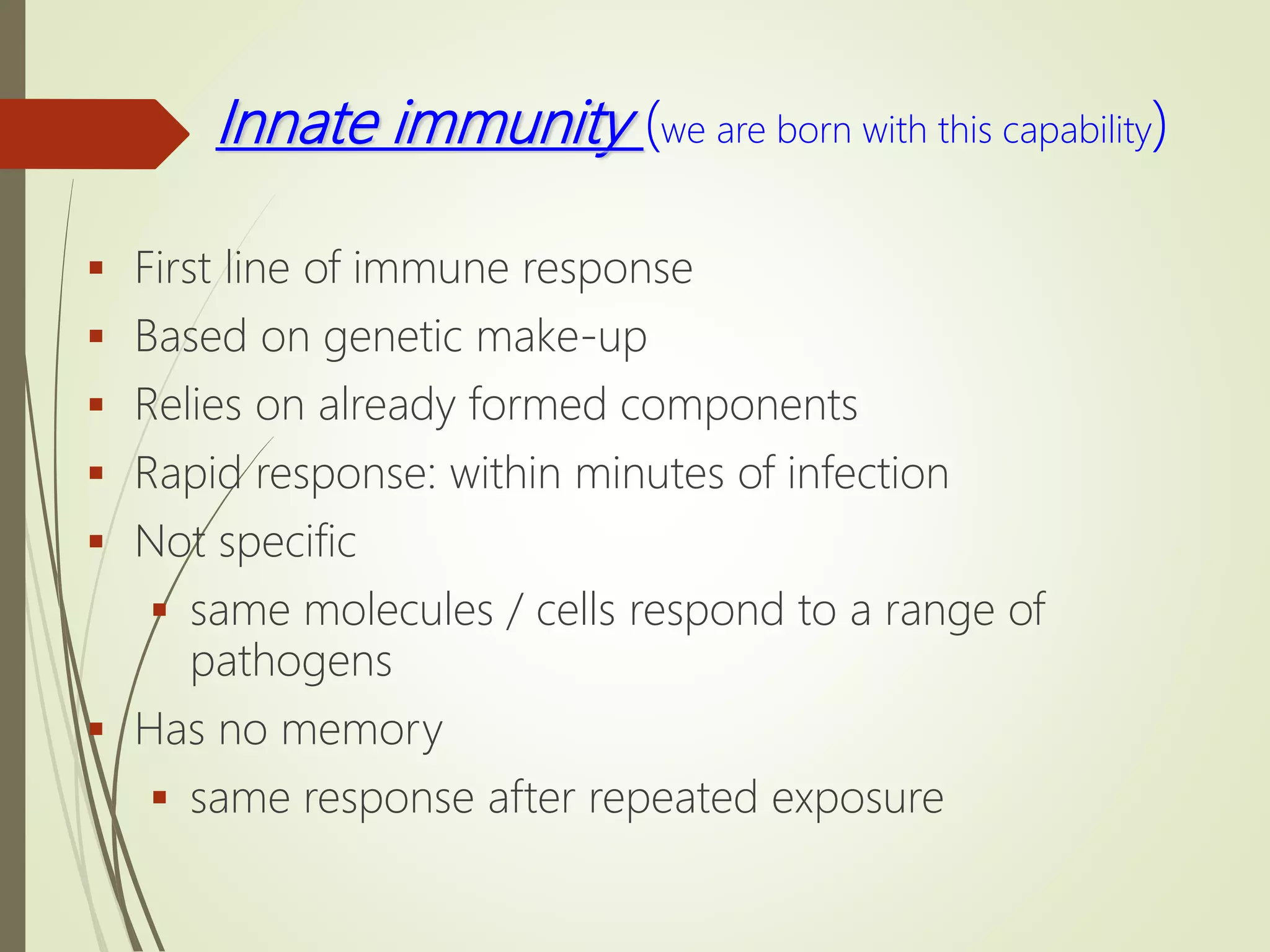 Innate immunity | PPTX