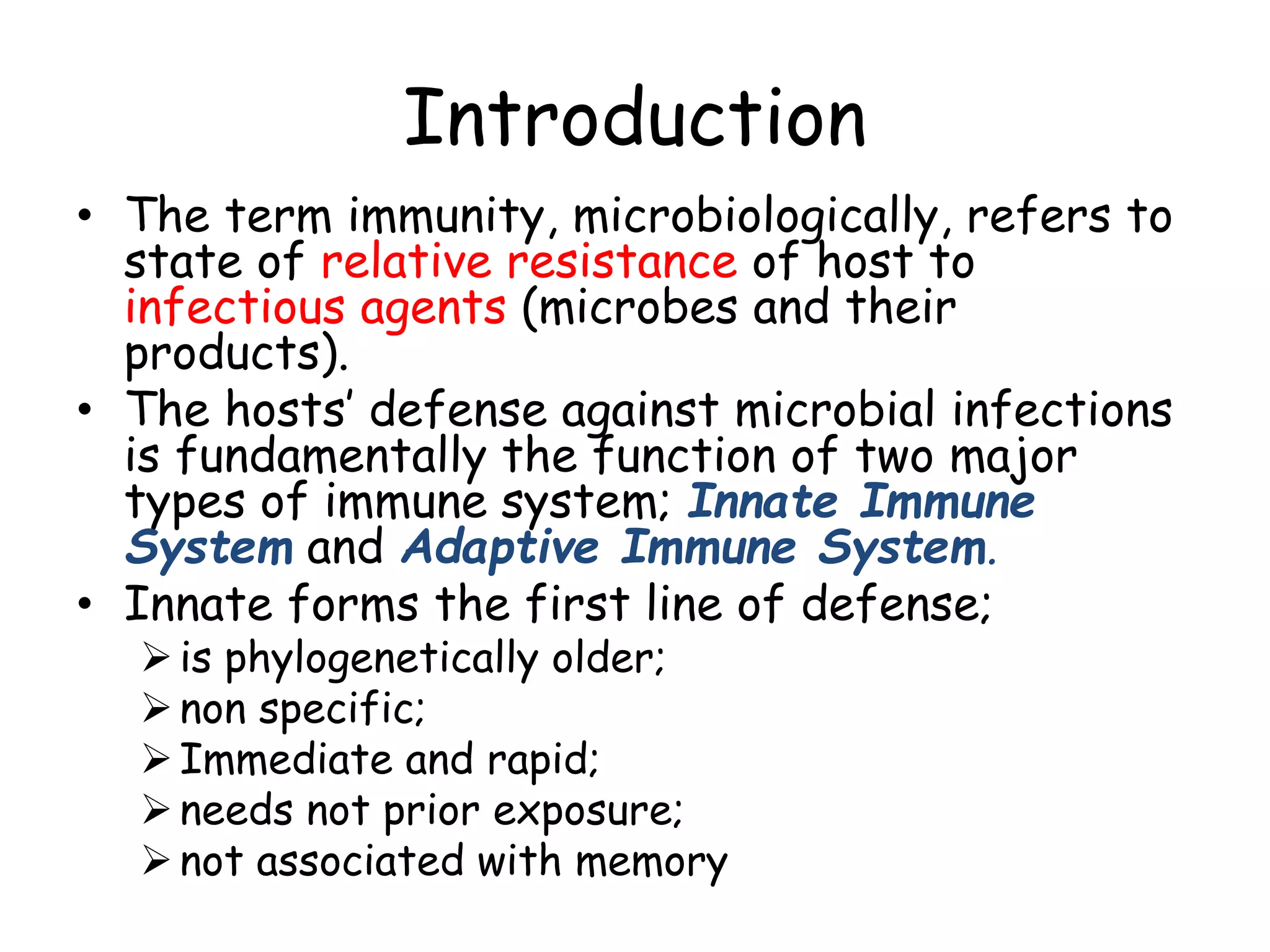 Innate immunity: An Over view | PPTX