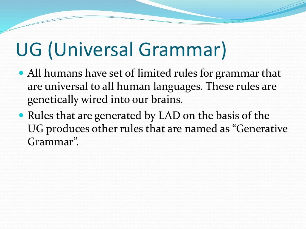 Innateness Theory Of Language Acquisition Innateness Theory Of Language Acquisition