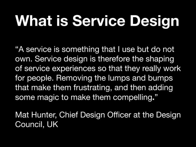 Service Design Thinking | PPT