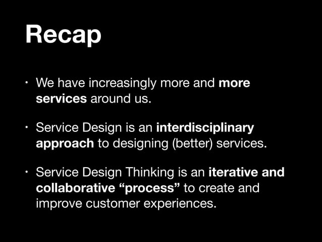 Service Design Thinking | PPT