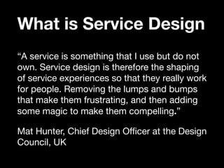 Service Design Thinking | PPT