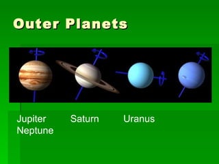 Inner And Outer Planets | PPT