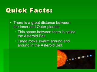 Inner And Outer Planets Ppt